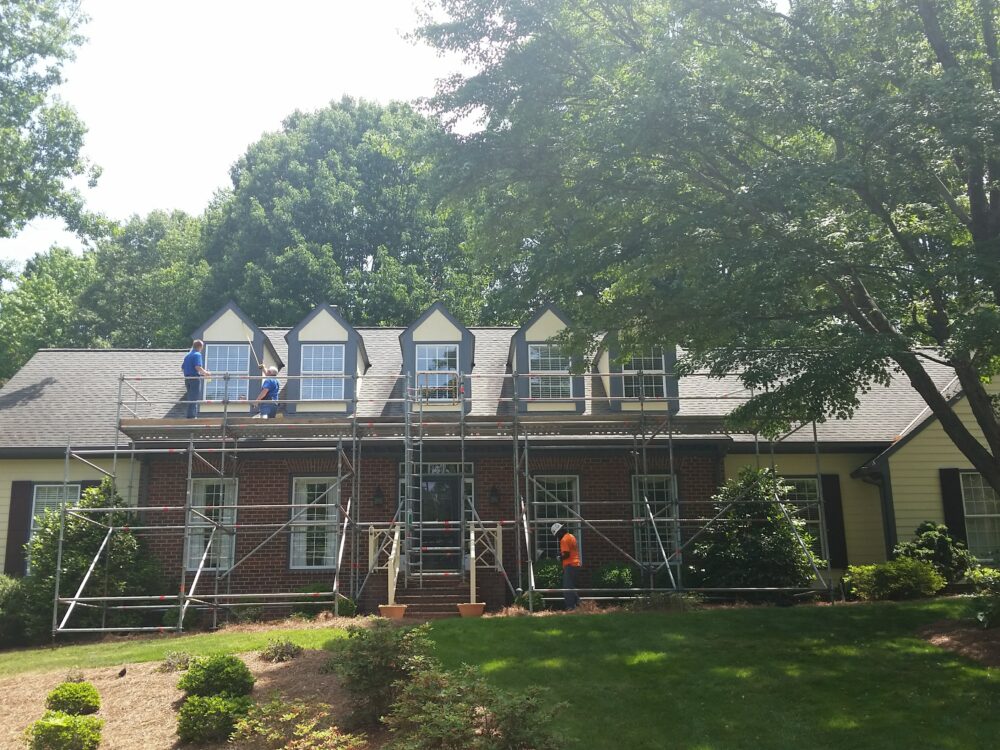 Photos: Residential Scaffold Structures - Brewer Equipment Company